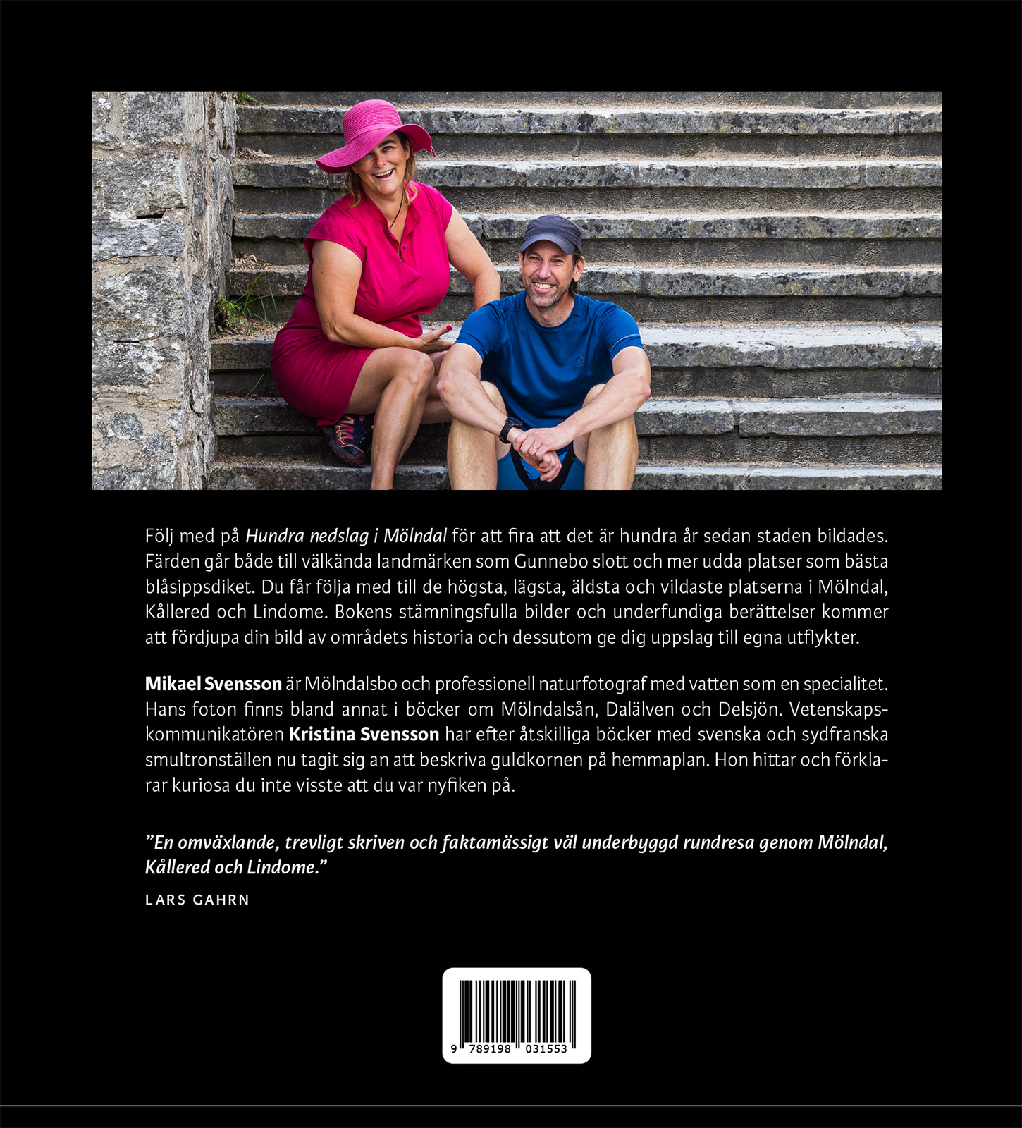 Baksidan på Hundra nedslag i Mölndal